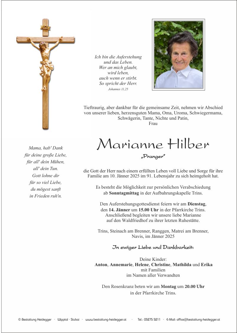 Todesanzeige - Trauerhilfe – abschied GesmbH