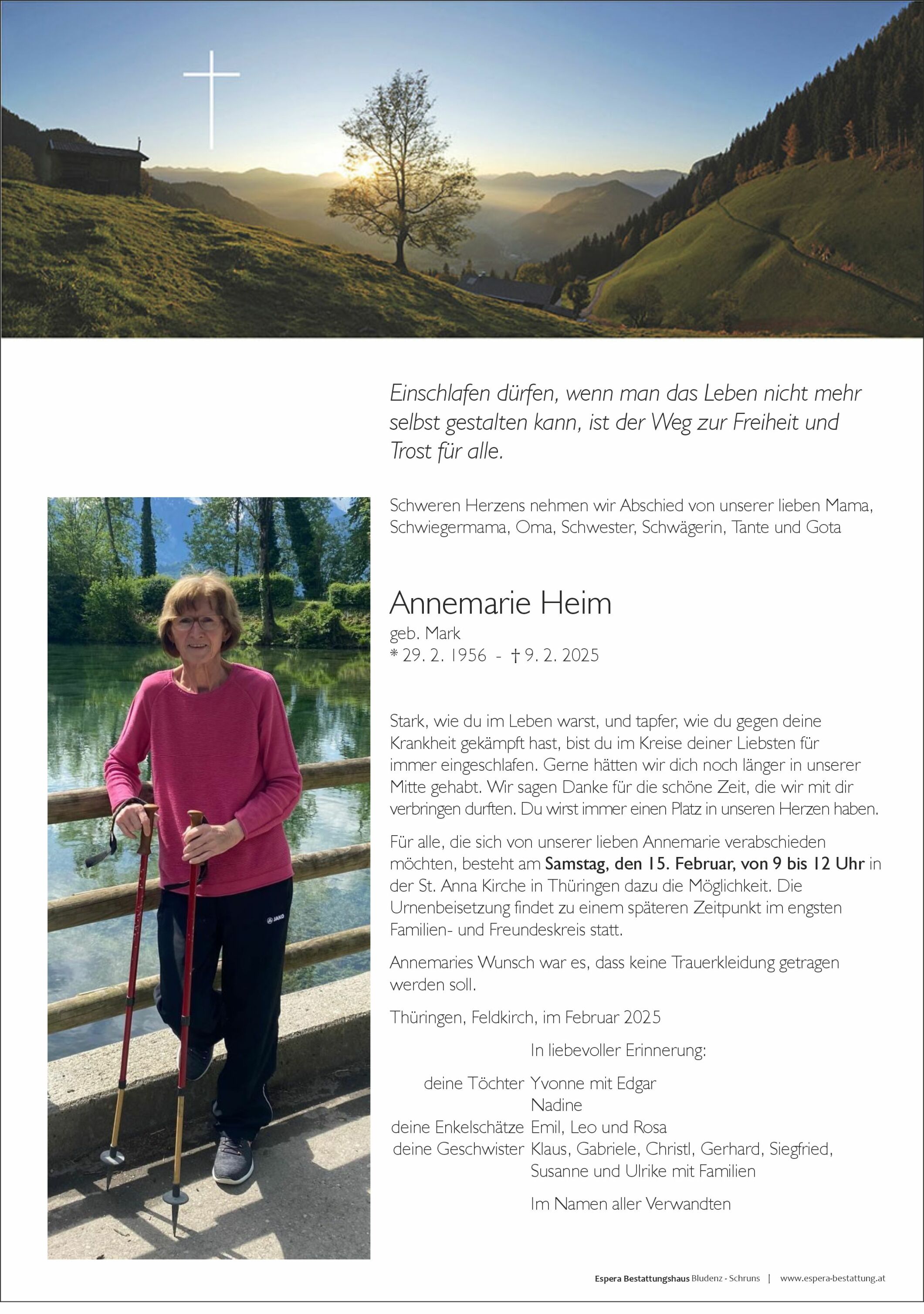 Todesanzeige - Trauerhilfe – abschied GesmbH