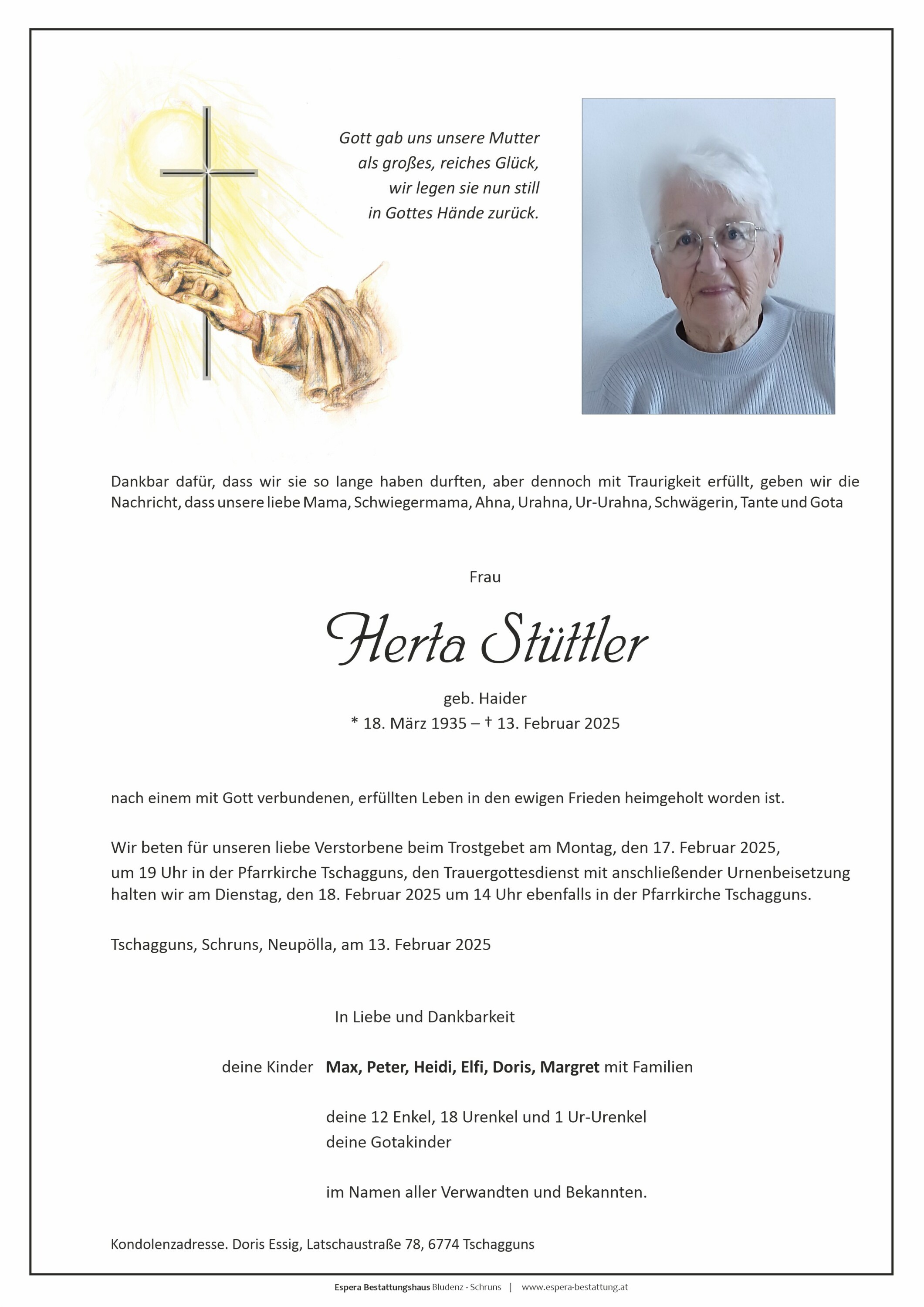 Todesanzeige - Trauerhilfe – abschied GesmbH