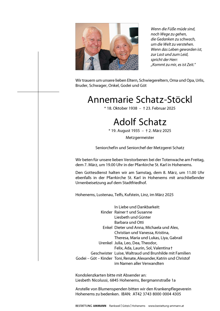 Todesanzeige - Trauerhilfe – abschied GesmbH