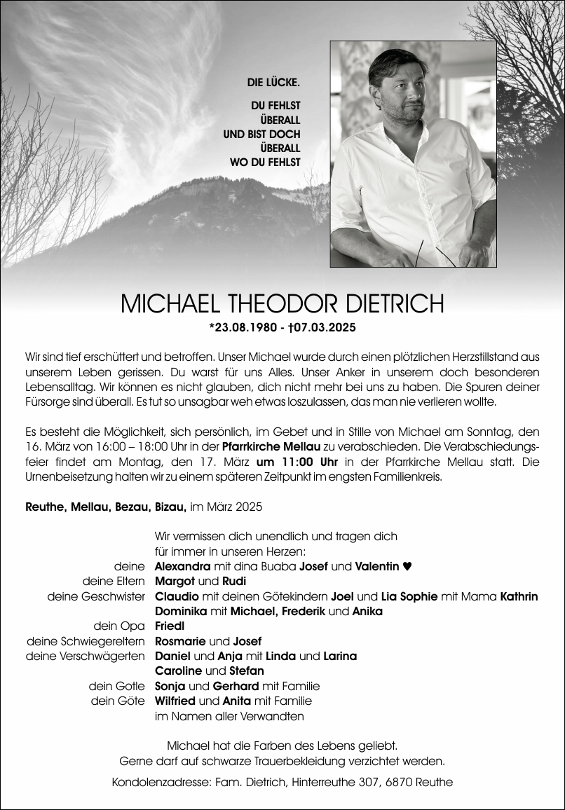 Todesanzeige - Trauerhilfe – abschied GesmbH