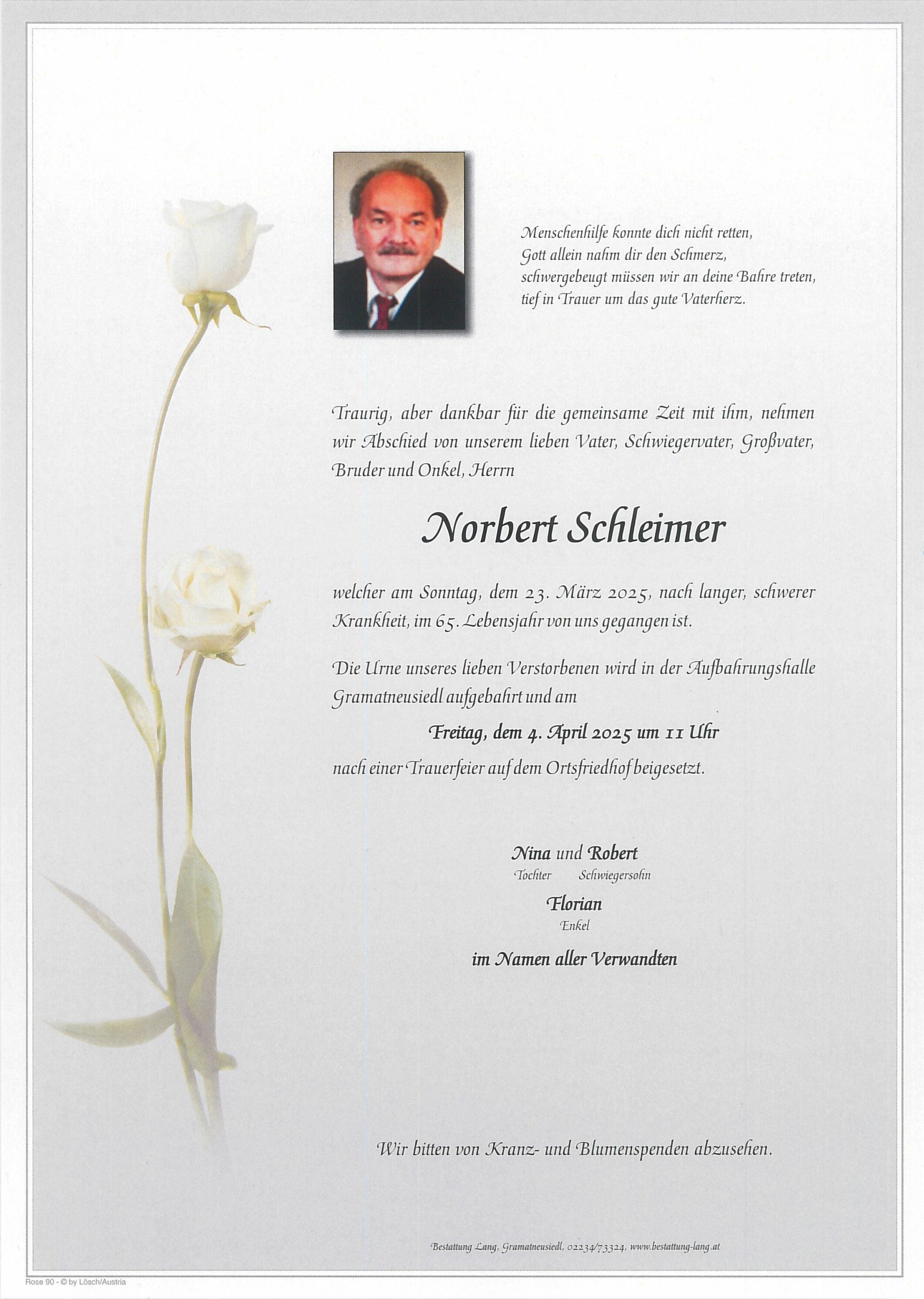 Bestattungskalender - Trauerhilfe – abschied GesmbH