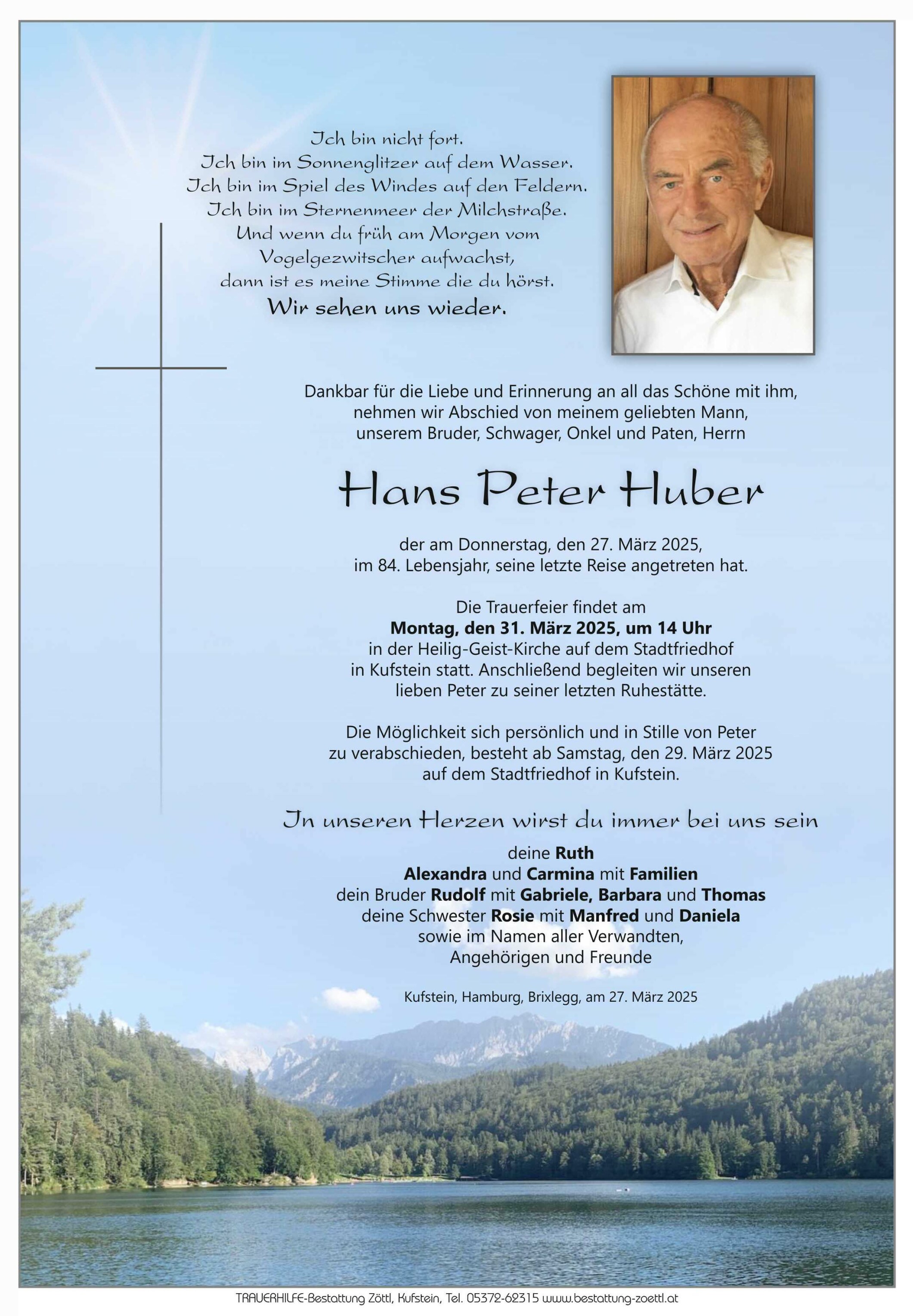 Todesanzeige - Trauerhilfe – abschied GesmbH