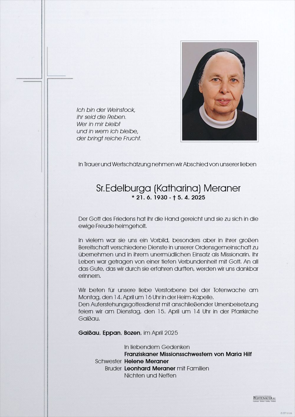 Todesanzeigen - Trauerhilfe – abschied GesmbH