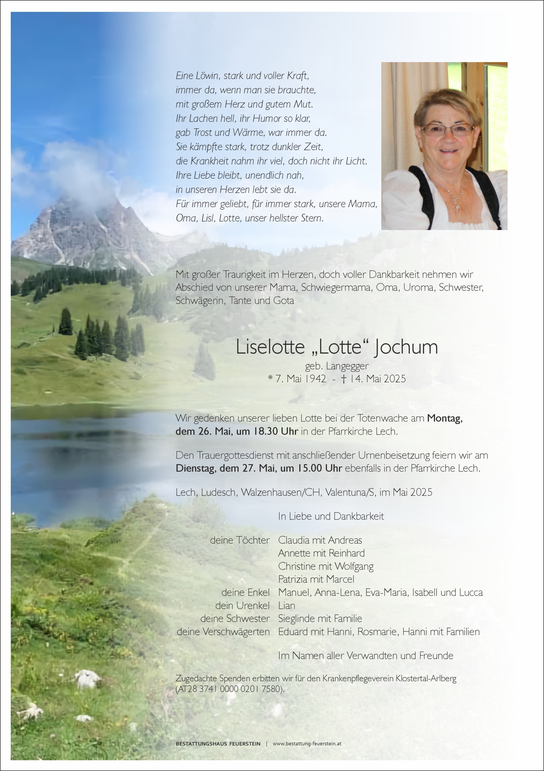 Todesanzeige - Trauerhilfe – abschied GesmbH