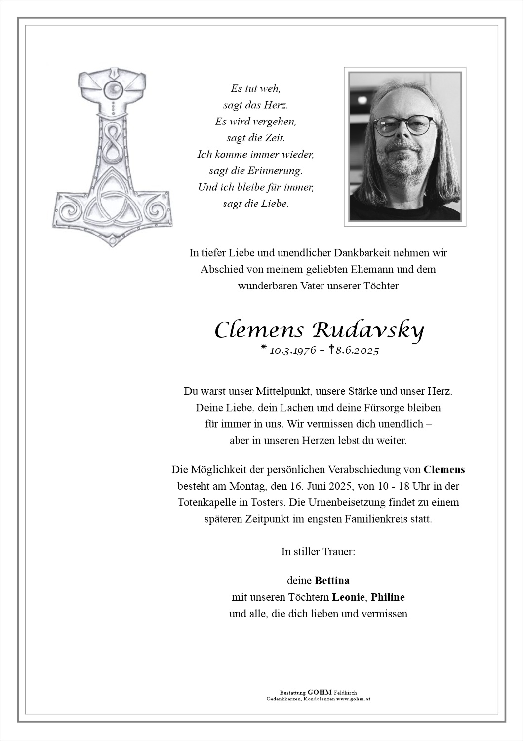 Todesanzeige - Trauerhilfe – abschied GesmbH