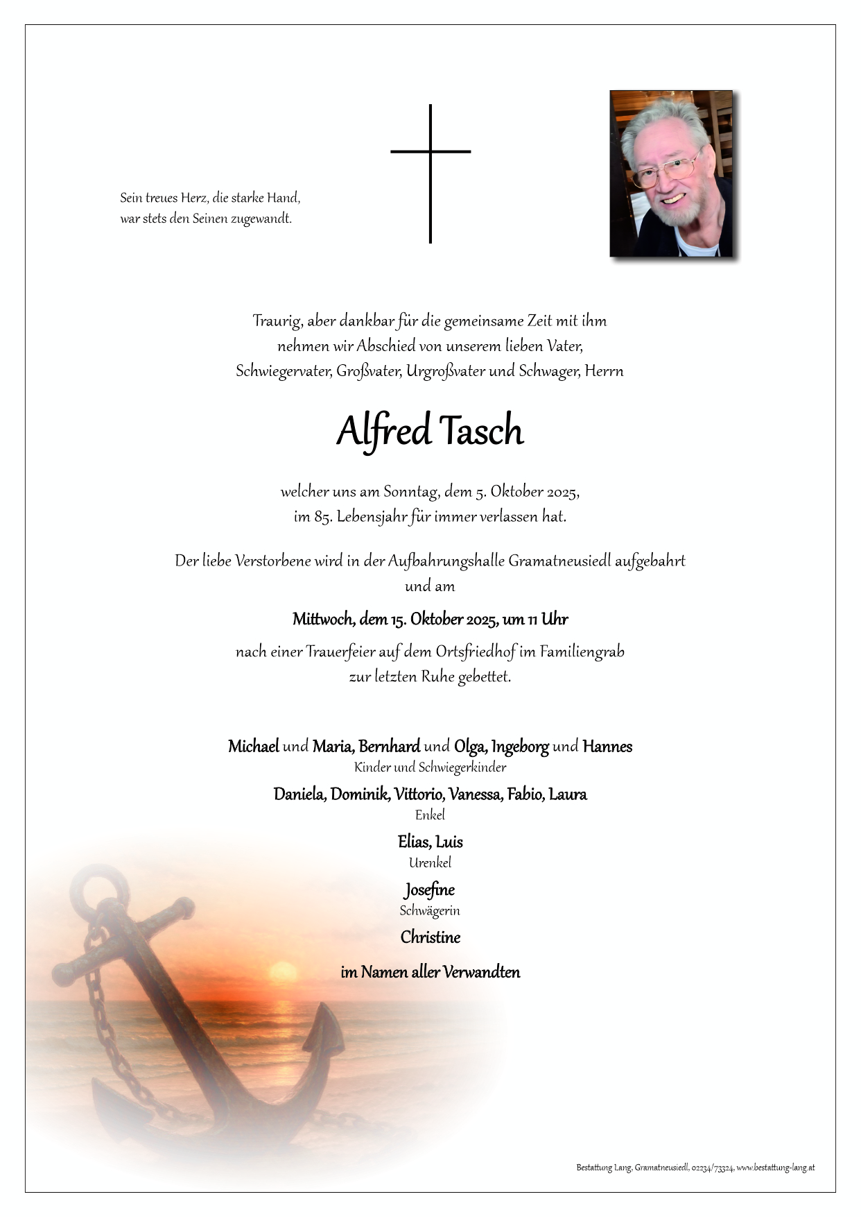 Todesanzeige - Trauerhilfe – abschied GesmbH