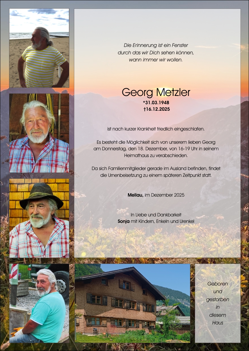 Todesanzeige - Trauerhilfe – abschied GesmbH