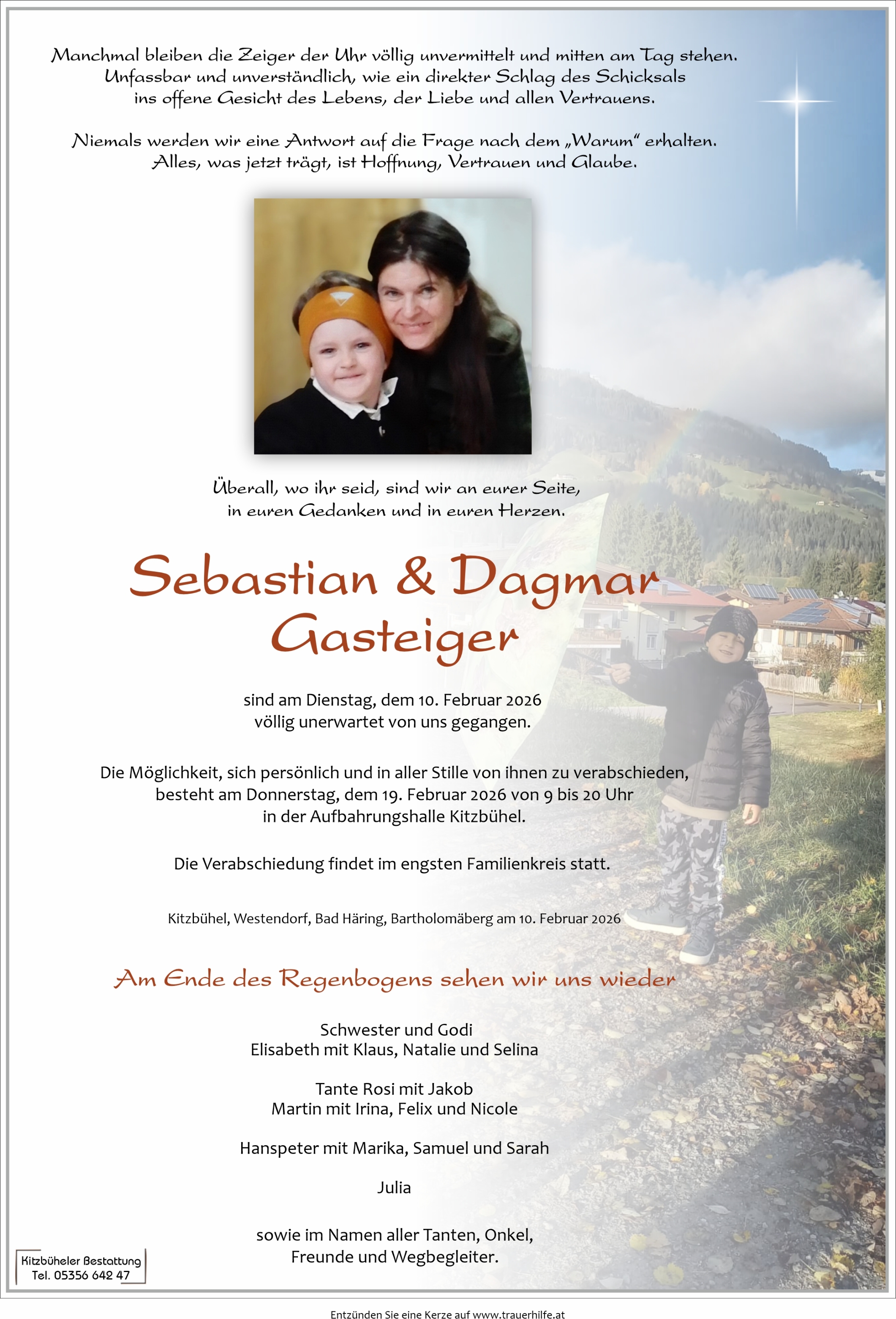 Bestattungskalender - Trauerhilfe – abschied GesmbH