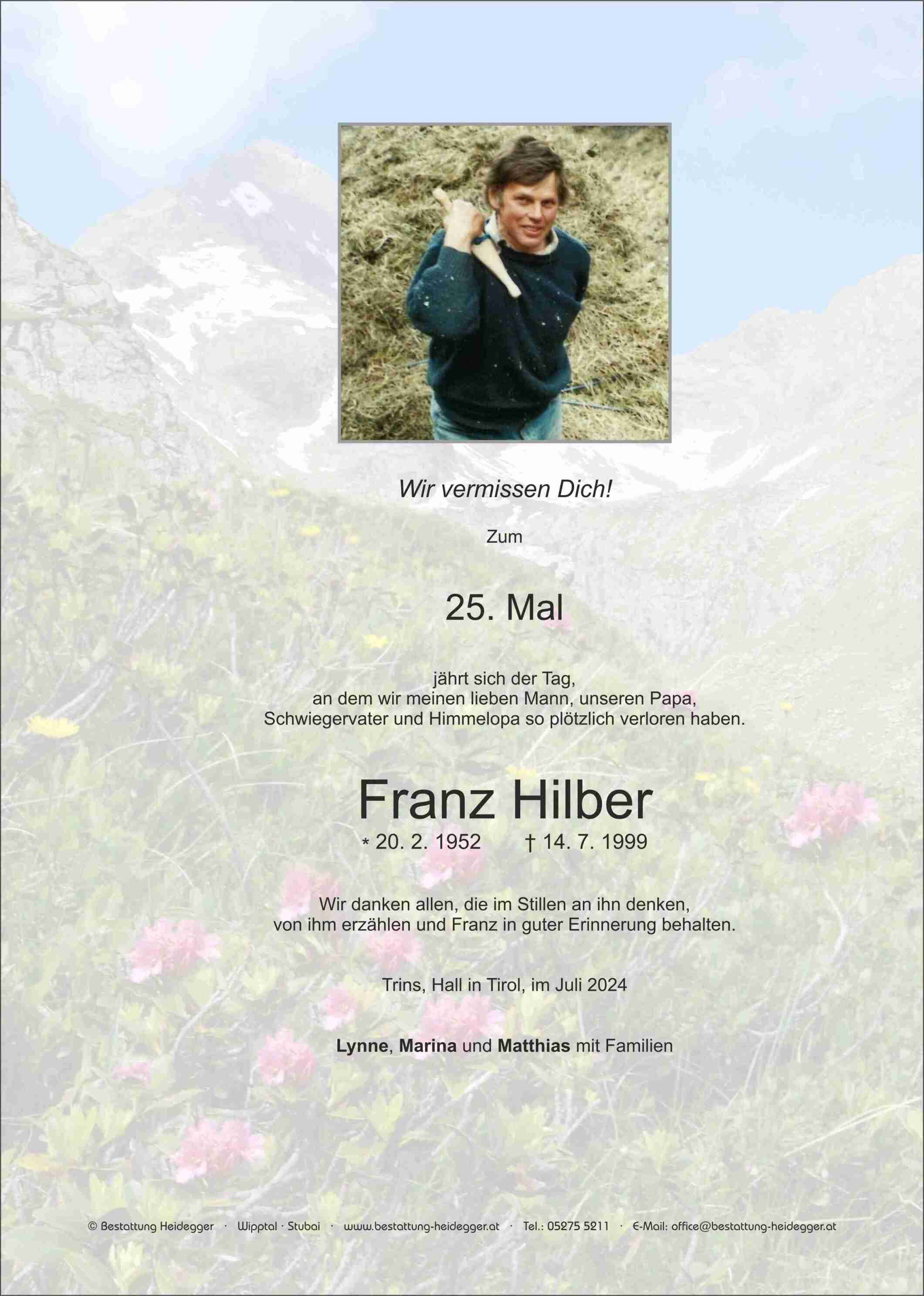 Todesanzeige - Trauerhilfe – abschied GesmbH