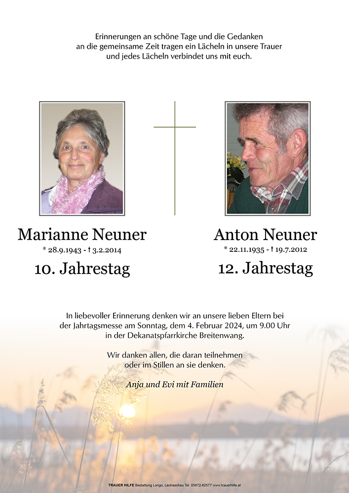 Jahrtage - Trauerhilfe – abschied GesmbH