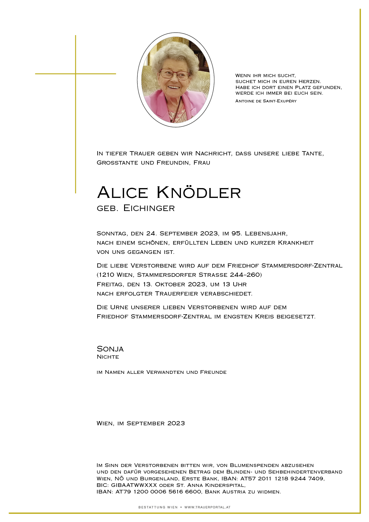Todesanzeige - Trauerhilfe – abschied GesmbH