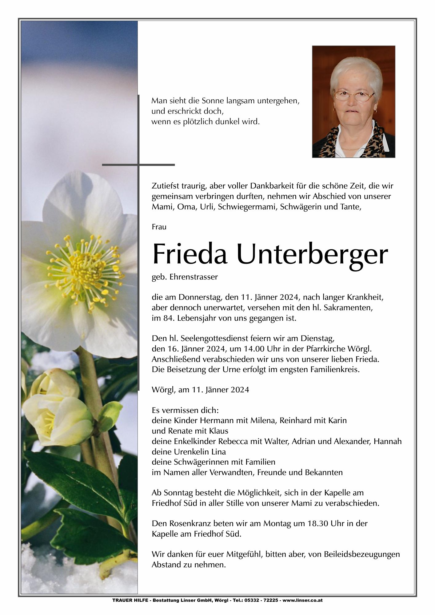 Todesanzeige - Trauerhilfe – abschied GesmbH